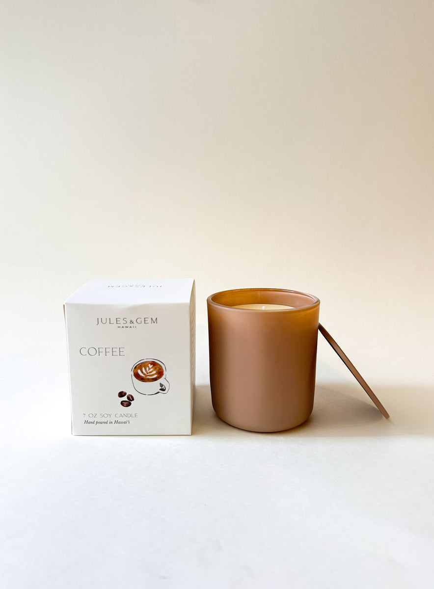 Coffee 7 oz Candle – Jules & Gem Hawaii