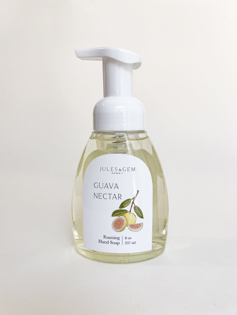 Guava Nectar Foaming Hand Soap – Jules & Gem Hawaii