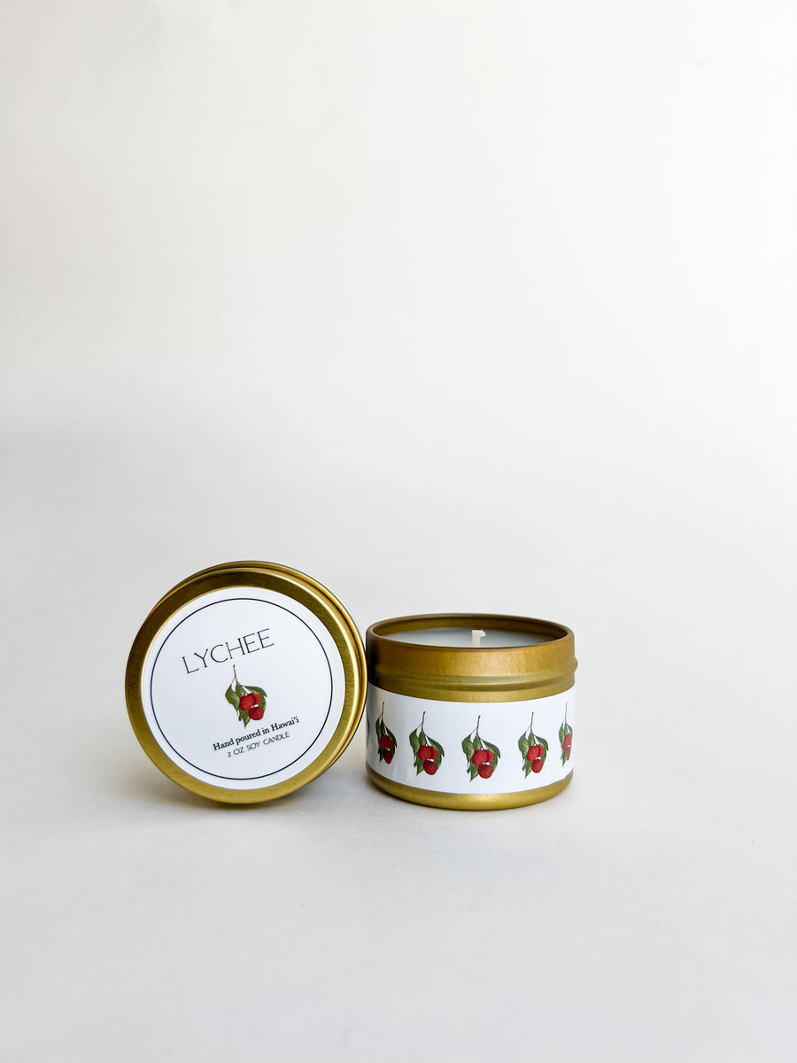 Lychee 2 oz Candle – Jules & Gem Hawaii