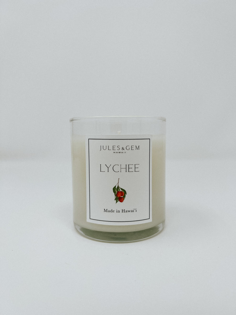 Lychee 7 oz Candle – Jules & Gem Hawaii