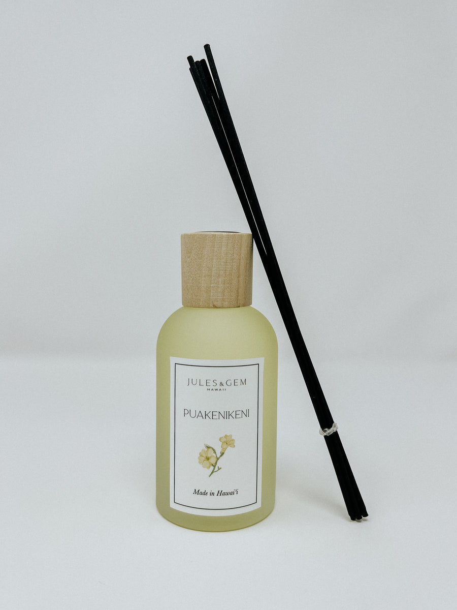 Puakenikeni Reed Diffuser – Jules & Gem Hawaii