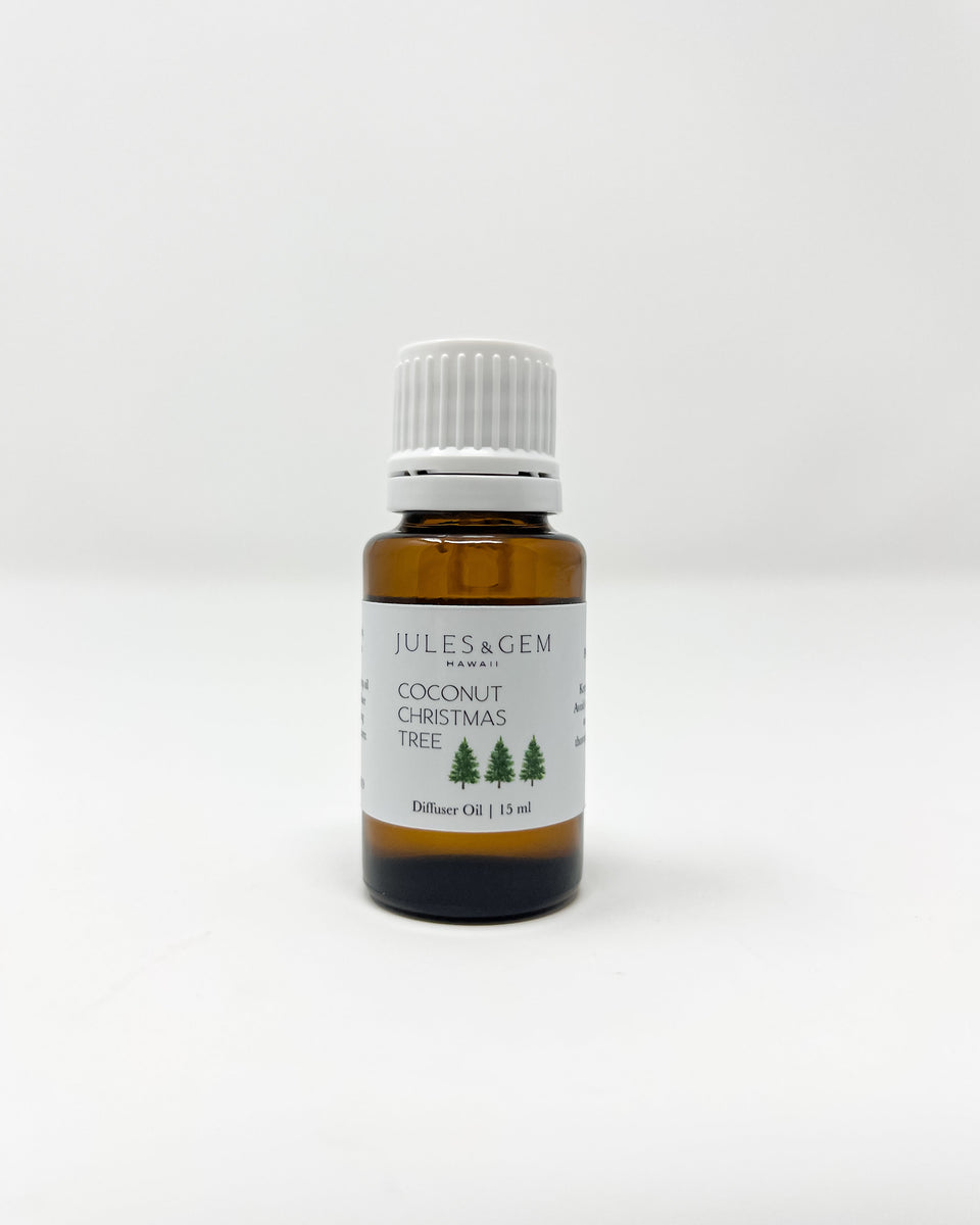 Coconut Christmas Tree 15 ml Diffuser Oil – Jules & Gem Hawaii